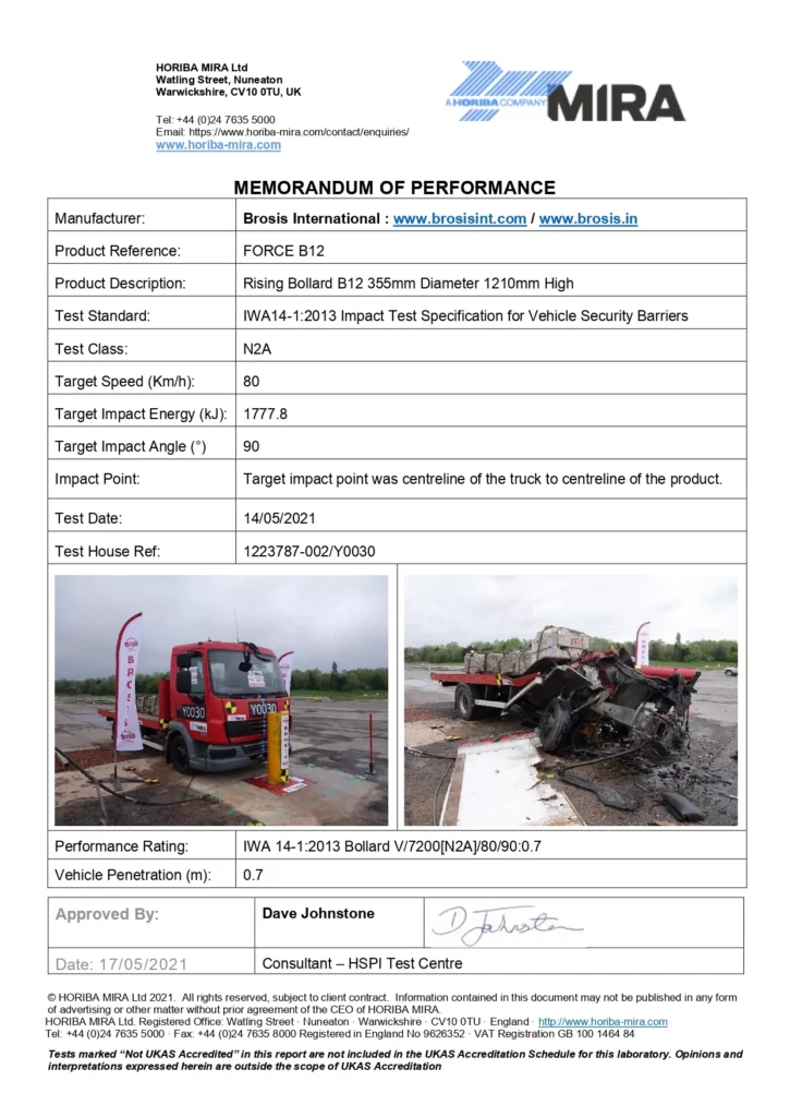 Certifications – Brosis International